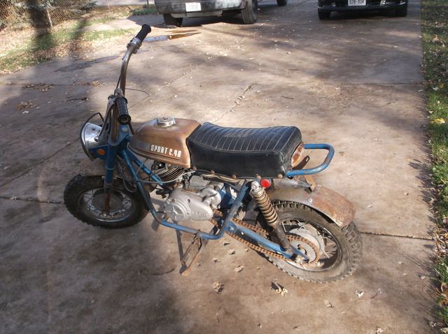 Coleman Sport 2.40 with working original pull start | OldMiniBikes.com